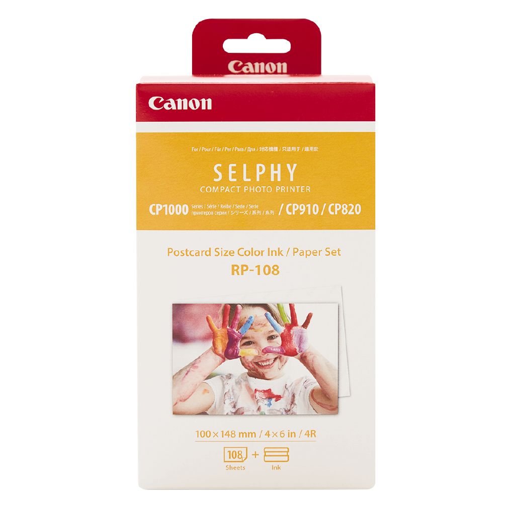 Canon Selphy 4x6 Photo Paper RP-108 - 108 Pack White | The Warehouse