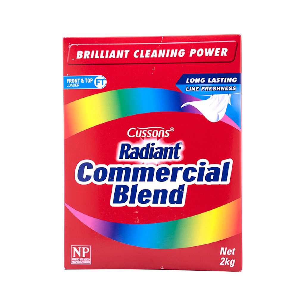 Cussons Radiant Commercial Blend Laundry Powder 2kg | The Warehouse