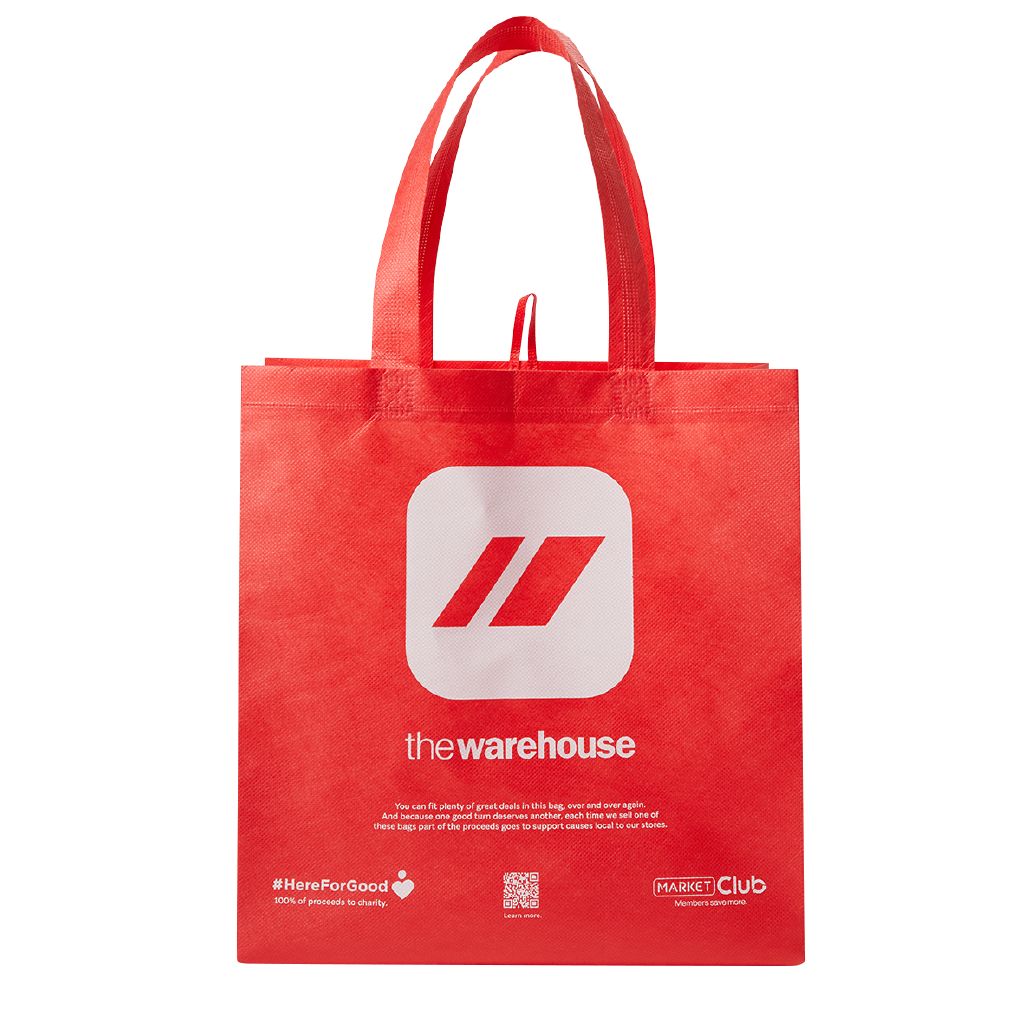 Reusable Bag Red Mid | The Warehouse