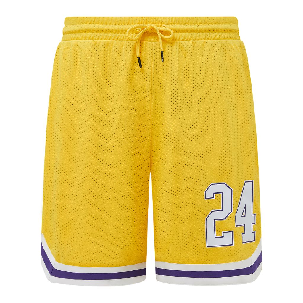 Garage Men's Basketball Shorts Yellow Mid | The Warehouse