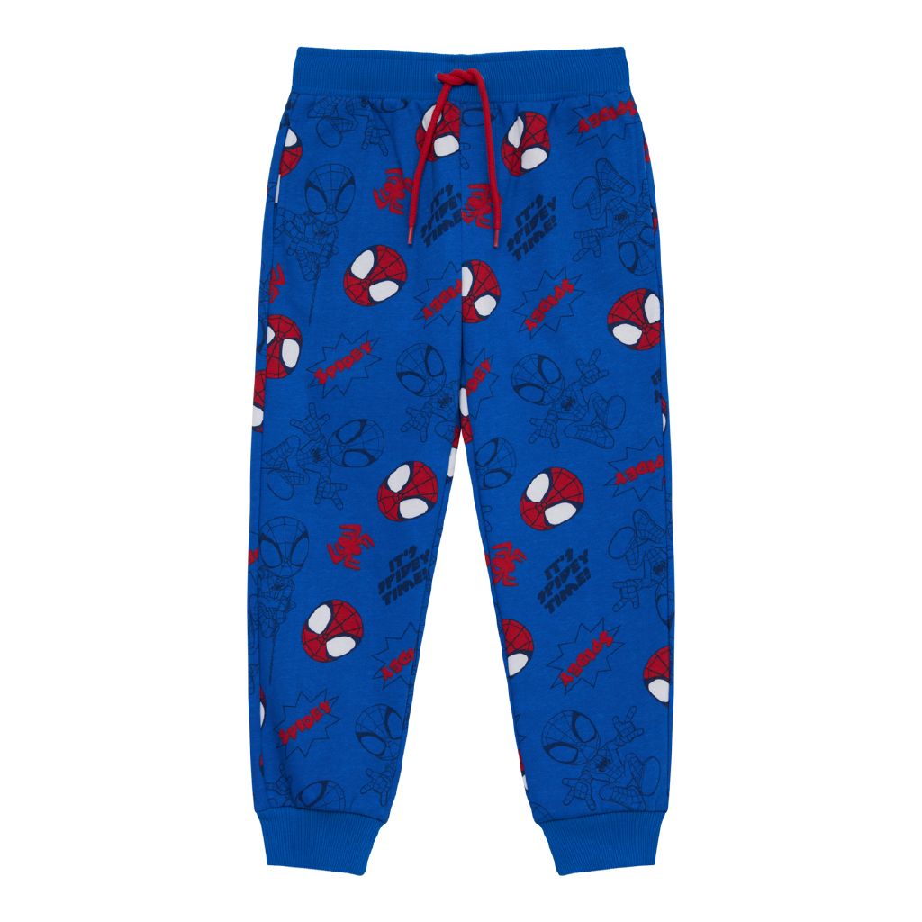Spider-Man All Over Print Trackpants Blue Mid | The Warehouse