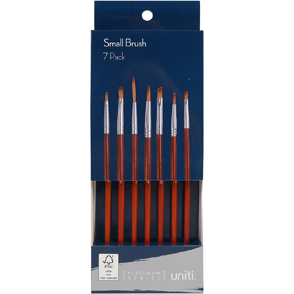 Uniti Platinum Small Brush 7 Pack | The Warehouse