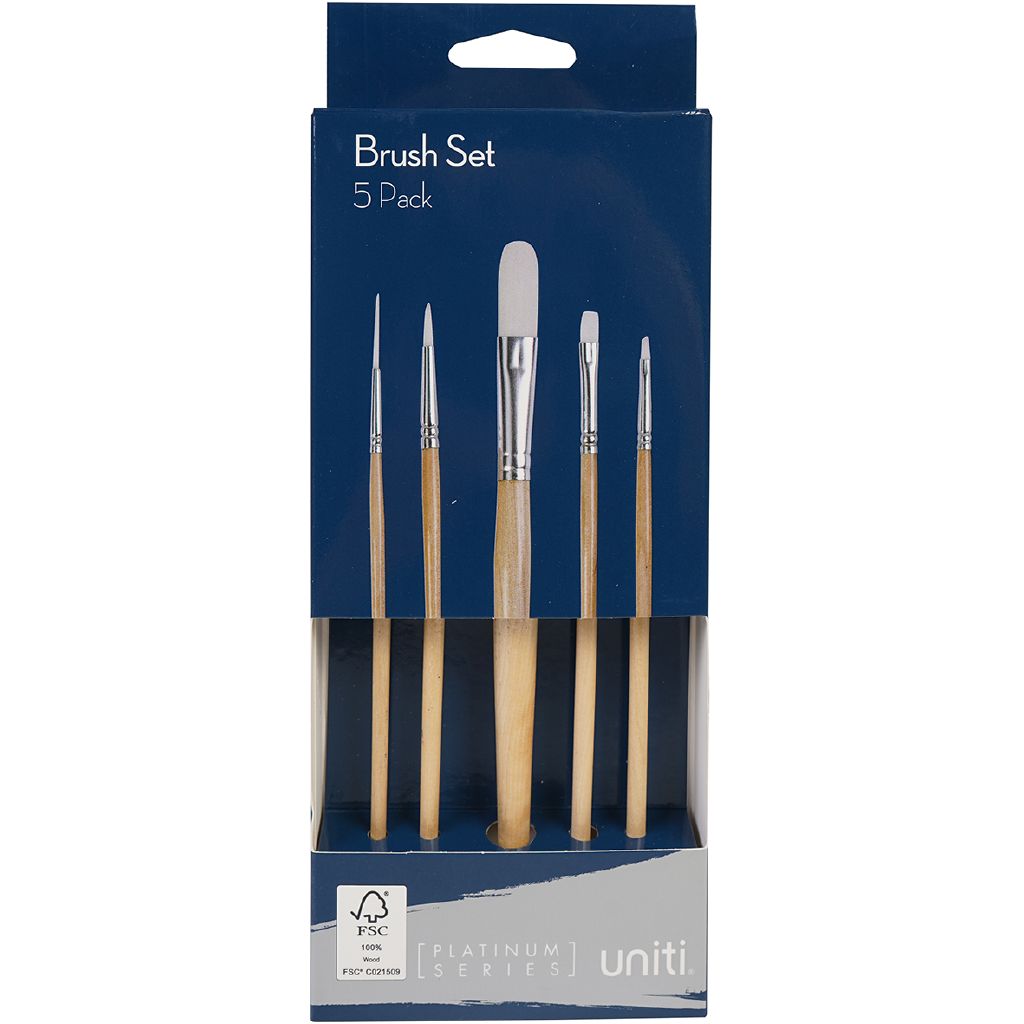 Uniti Platinum Brush 5 Pack | The Warehouse