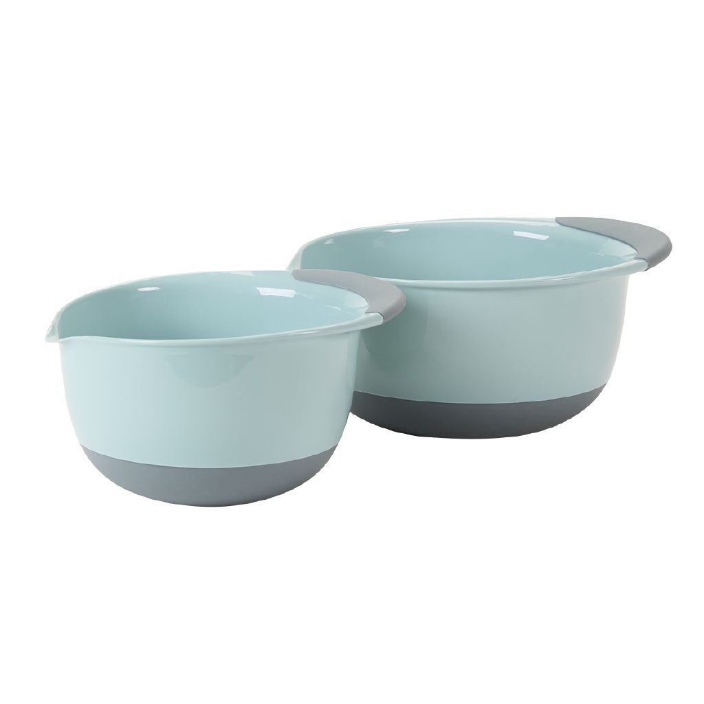 Living & Co Non Slip Bowls Blue Light 2 Pack Blue Light | The Warehouse