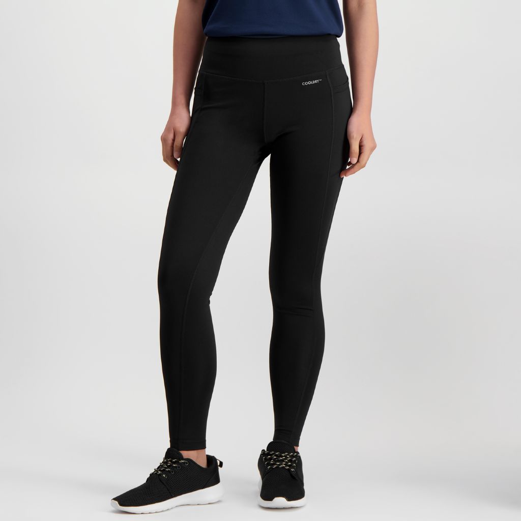 Active Intent Women's Compression Fit Leggings Black | The Warehouse