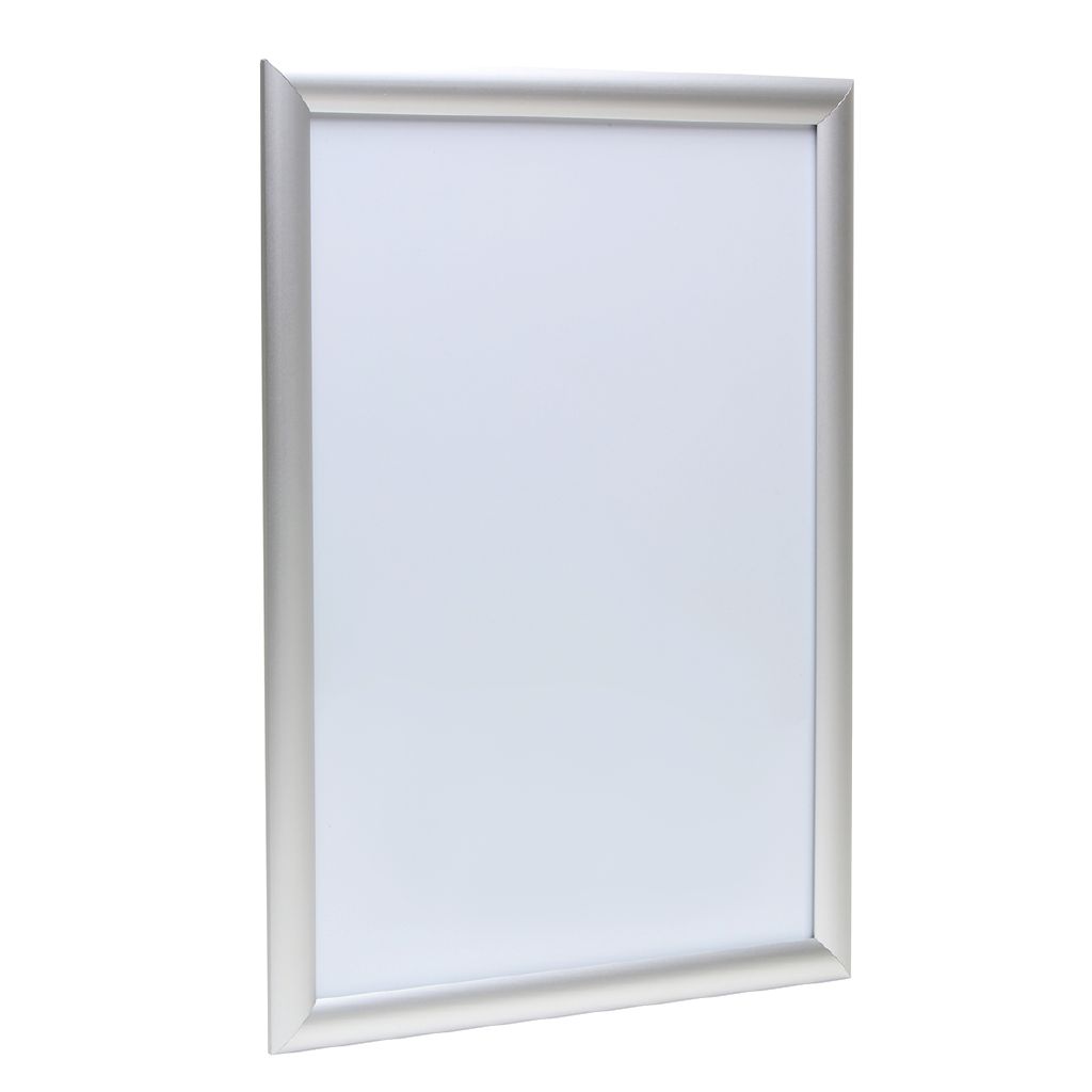 Manhattan Snap Lock Poster Frame A4 Silver | The Warehouse