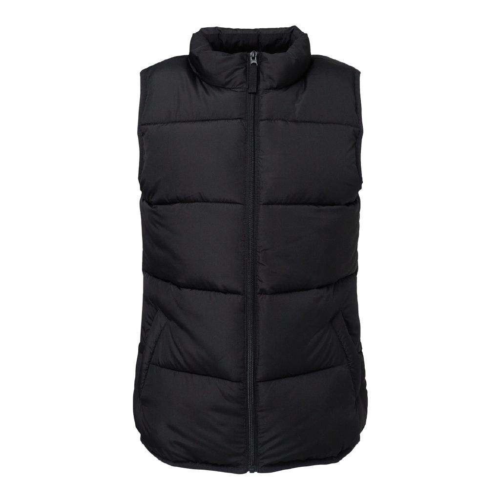 H&H Women's Puffer Vest Black | The Warehouse