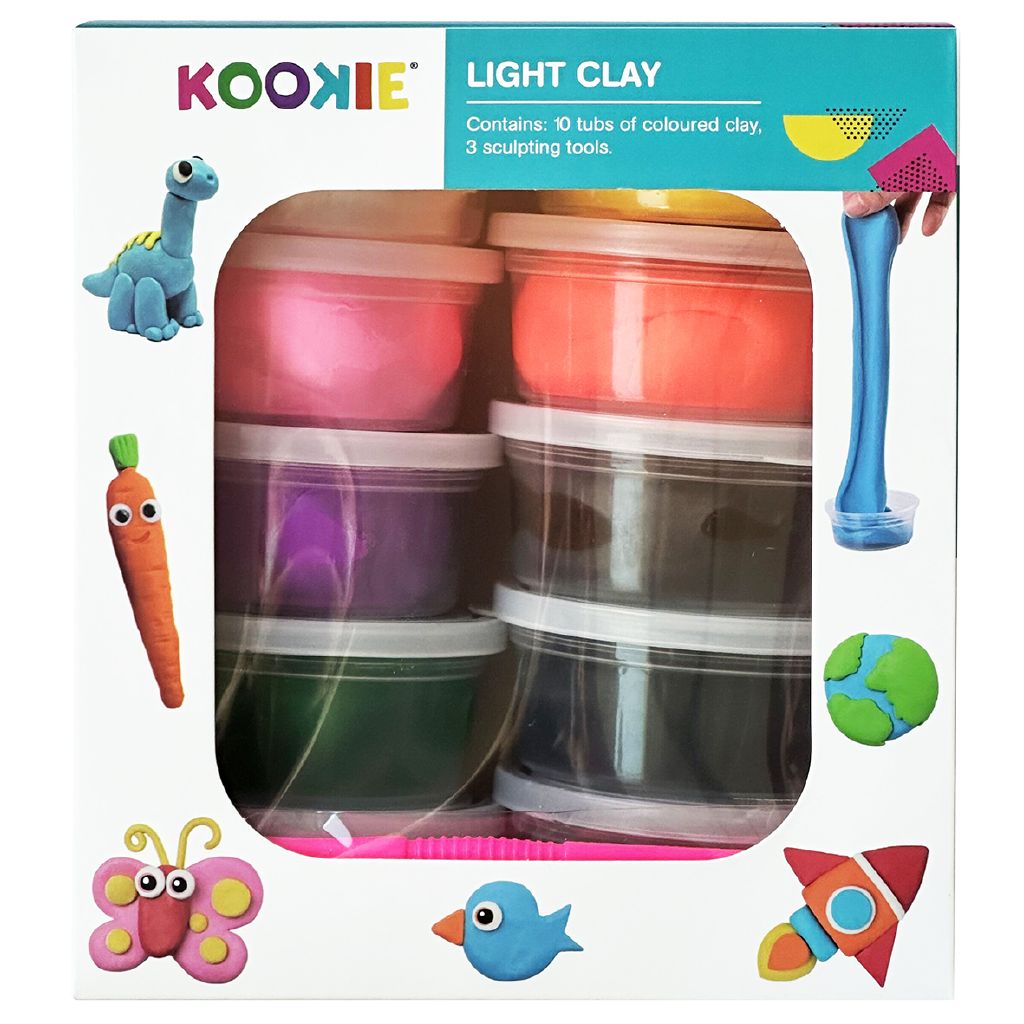 Kookie Light Clay Tub 10 Colours | The Warehouse