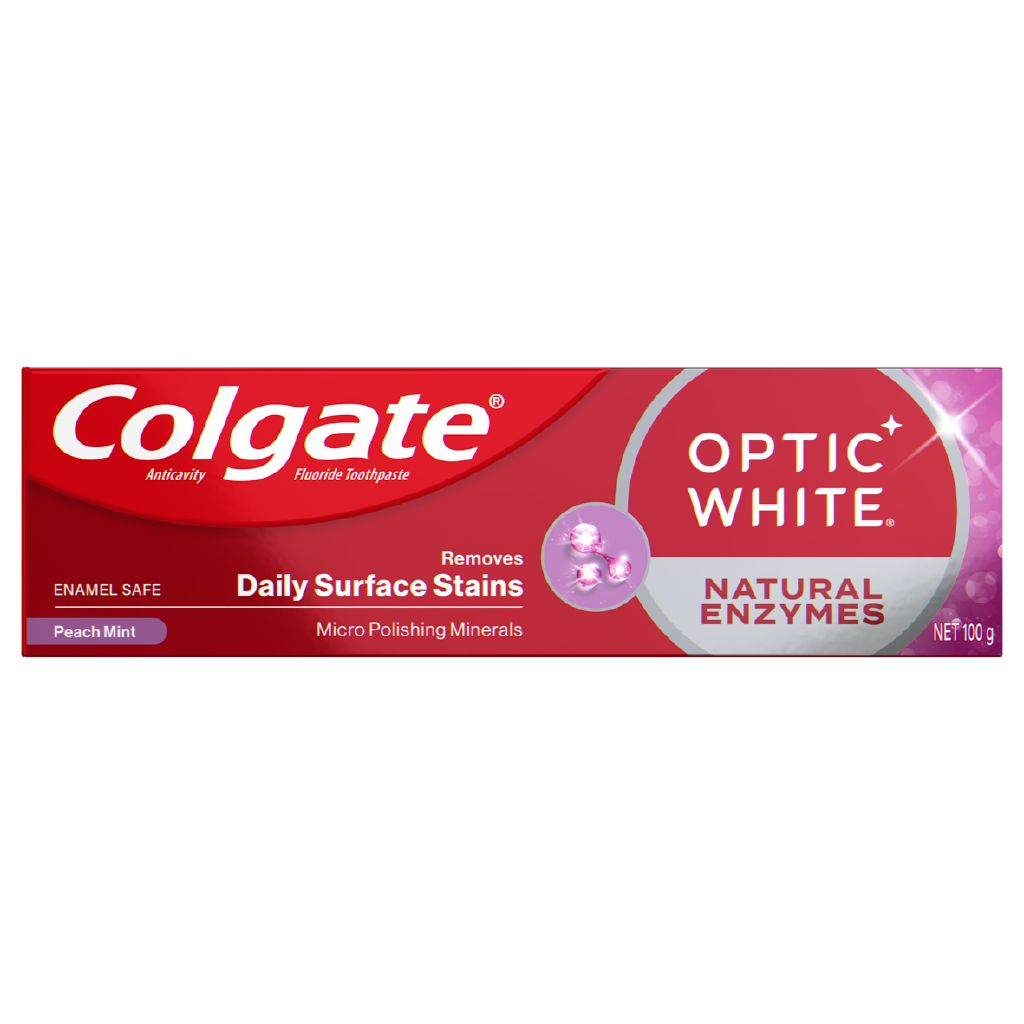 Colgate Optic White Enzyme Toothpaste 100g | The Warehouse