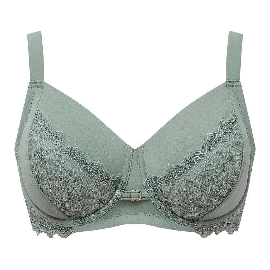 H&H Women's Snow Underwire Bra Green Light | The Warehouse