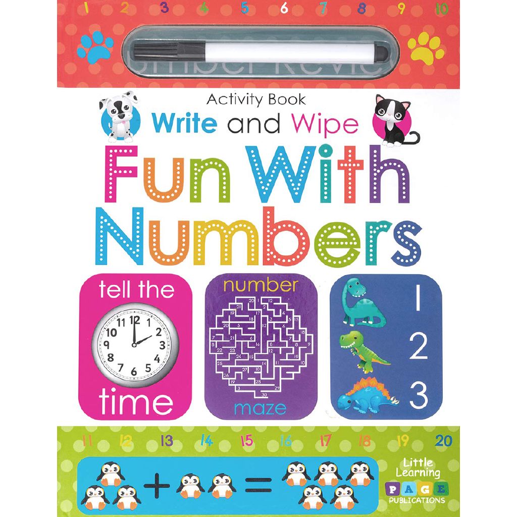 Write & Wipe Fun With Numbers | The Warehouse