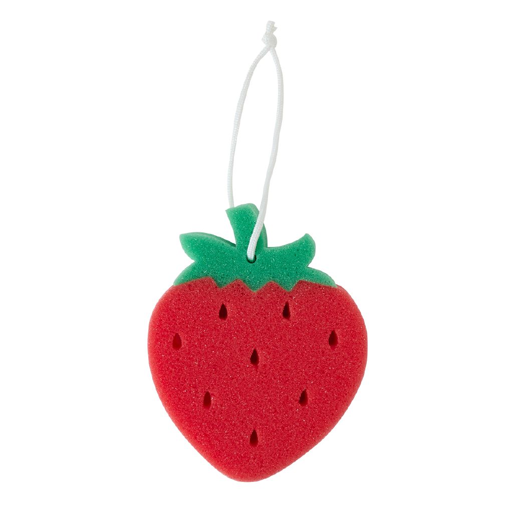 Poppi Kids Bath Sponge Strawberry | The Warehouse