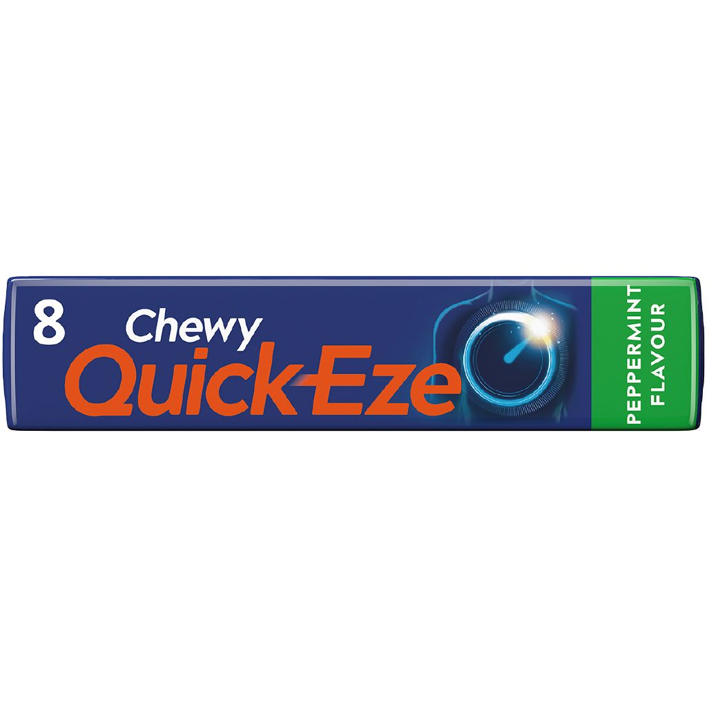 Quick Eze Chewy Antacid Tablets Peppermint 8s | The Warehouse