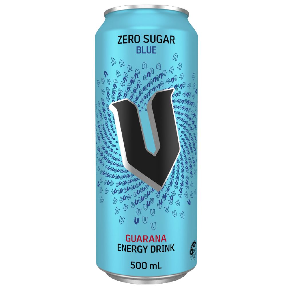 V Energy Drink Sugarfree Blue 500ml | The Warehouse