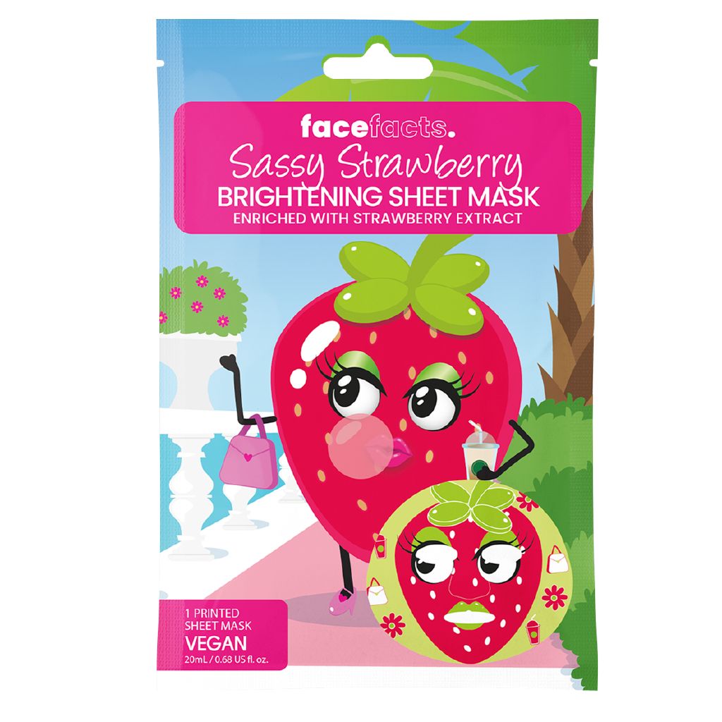 Face Facts Watermelon or Strawberry Printed Sheet Mask Assorted ...