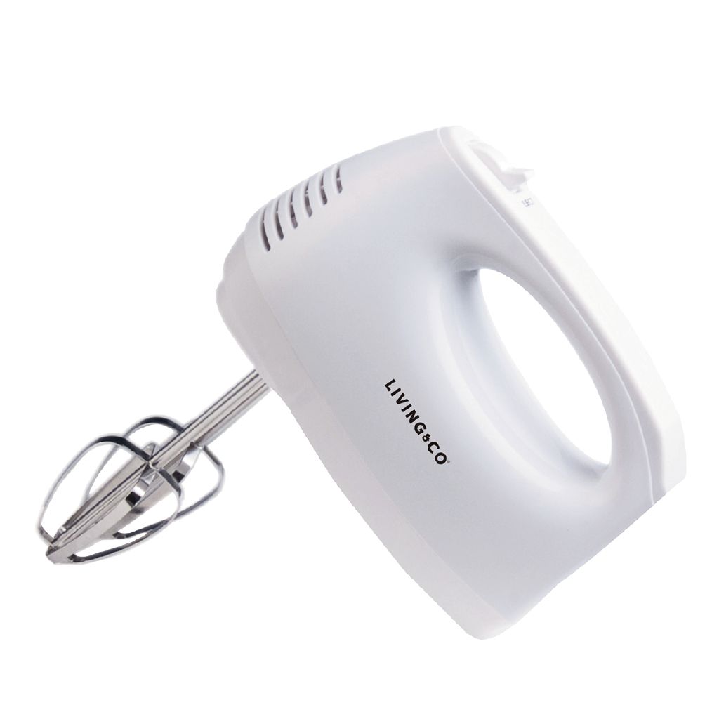 Living & Co Hand Mixer 150W White White | The Warehouse