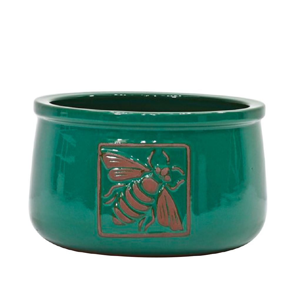 Kiwi Garden Ceramic Planter Bee 35.5cm Green Green | The Warehouse
