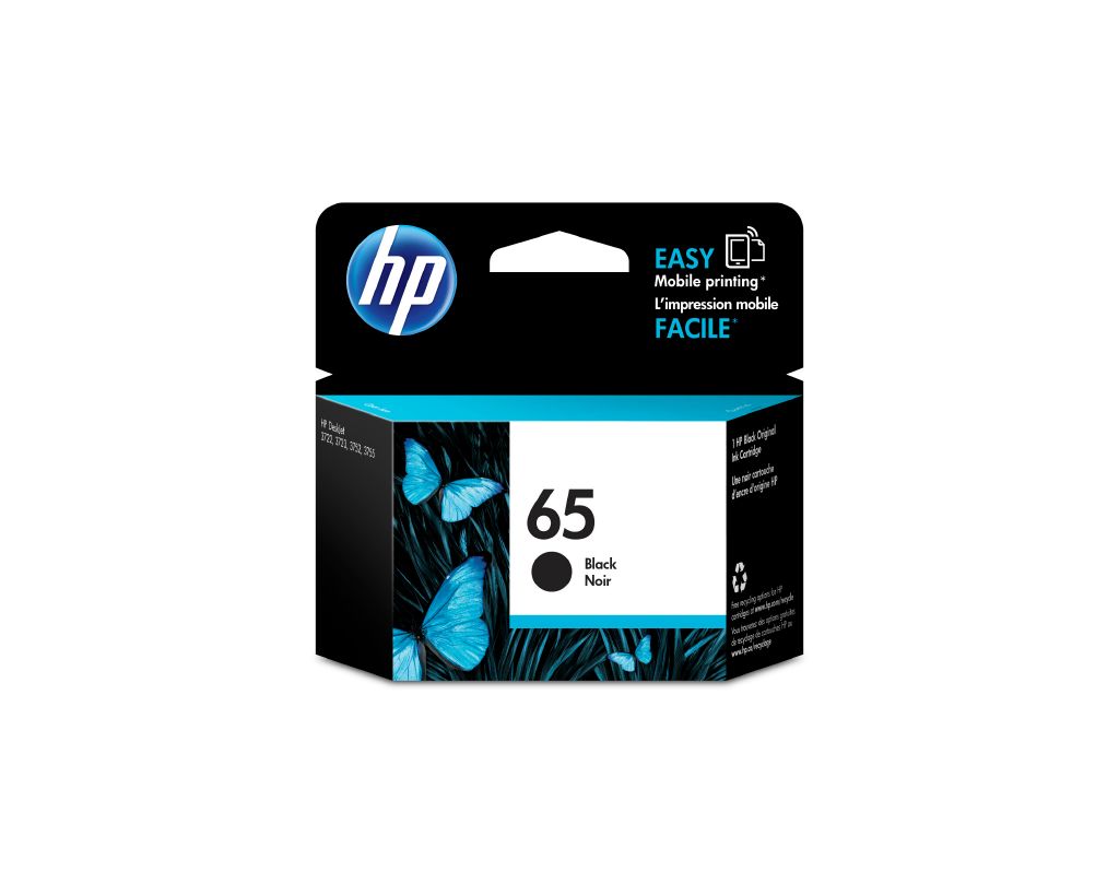 HP 65 Ink 120 Pages Black | The Warehouse