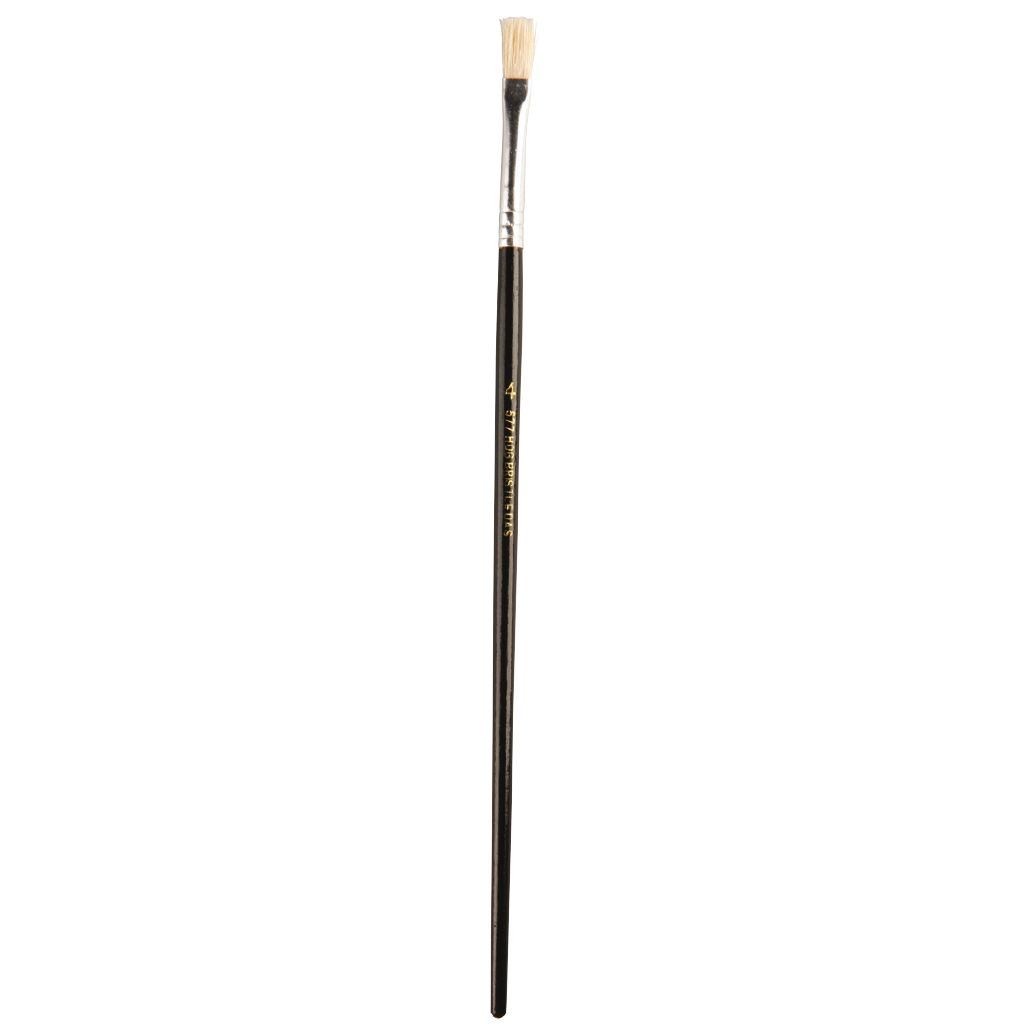 DAS 4 Hog Bristle Flat Brush Beige Beige | The Warehouse