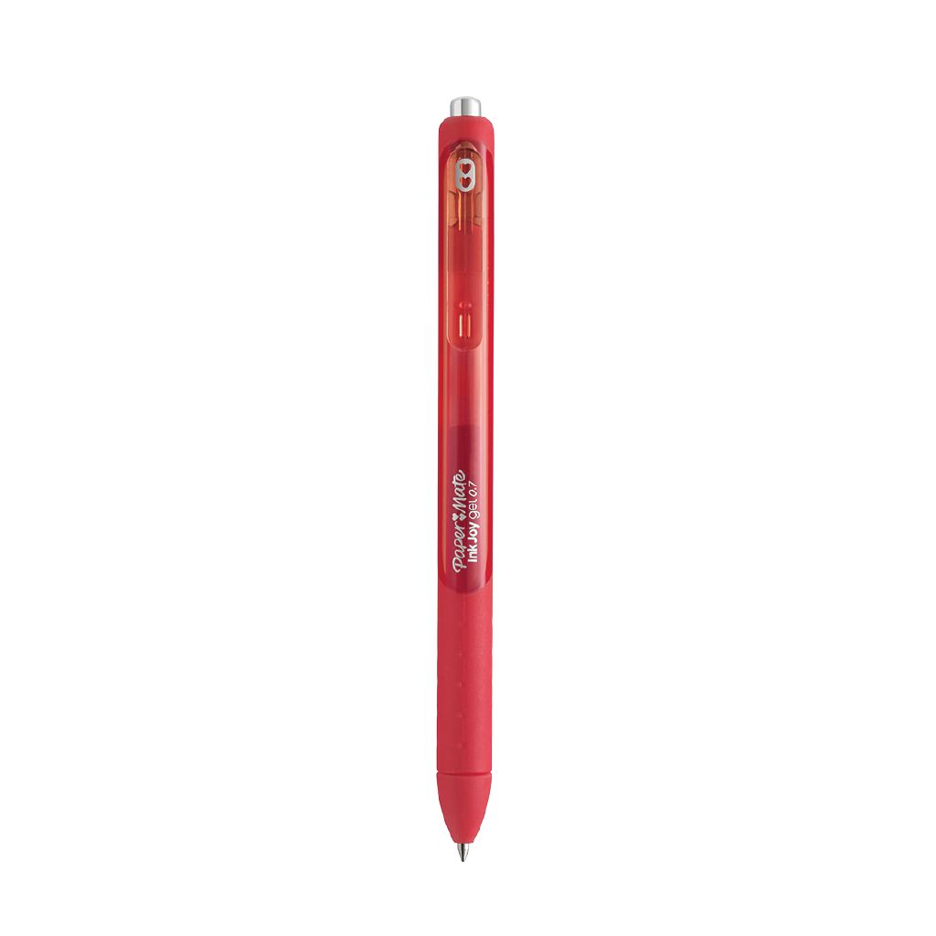 Paper Mate InkJoy 0.7mm Gel Pen Red Mid Red Mid | The Warehouse