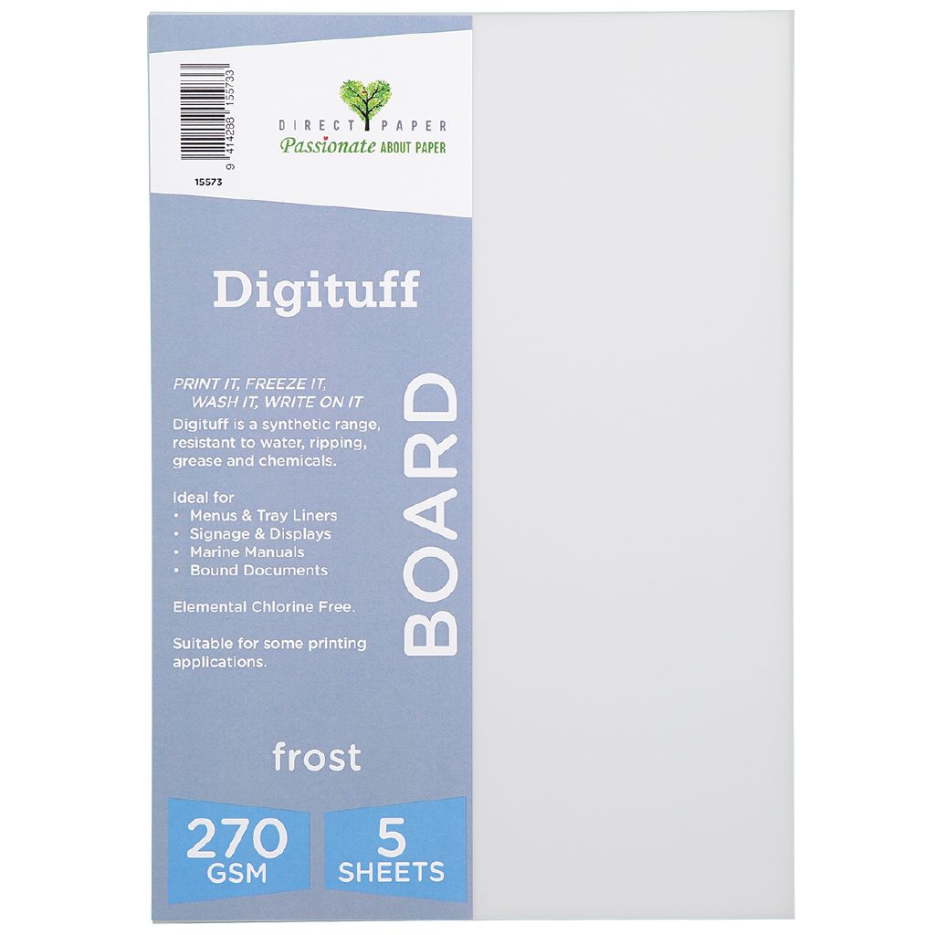 Direct Paper Digituff 270gsm Frost A4 5 Pack | The Warehouse