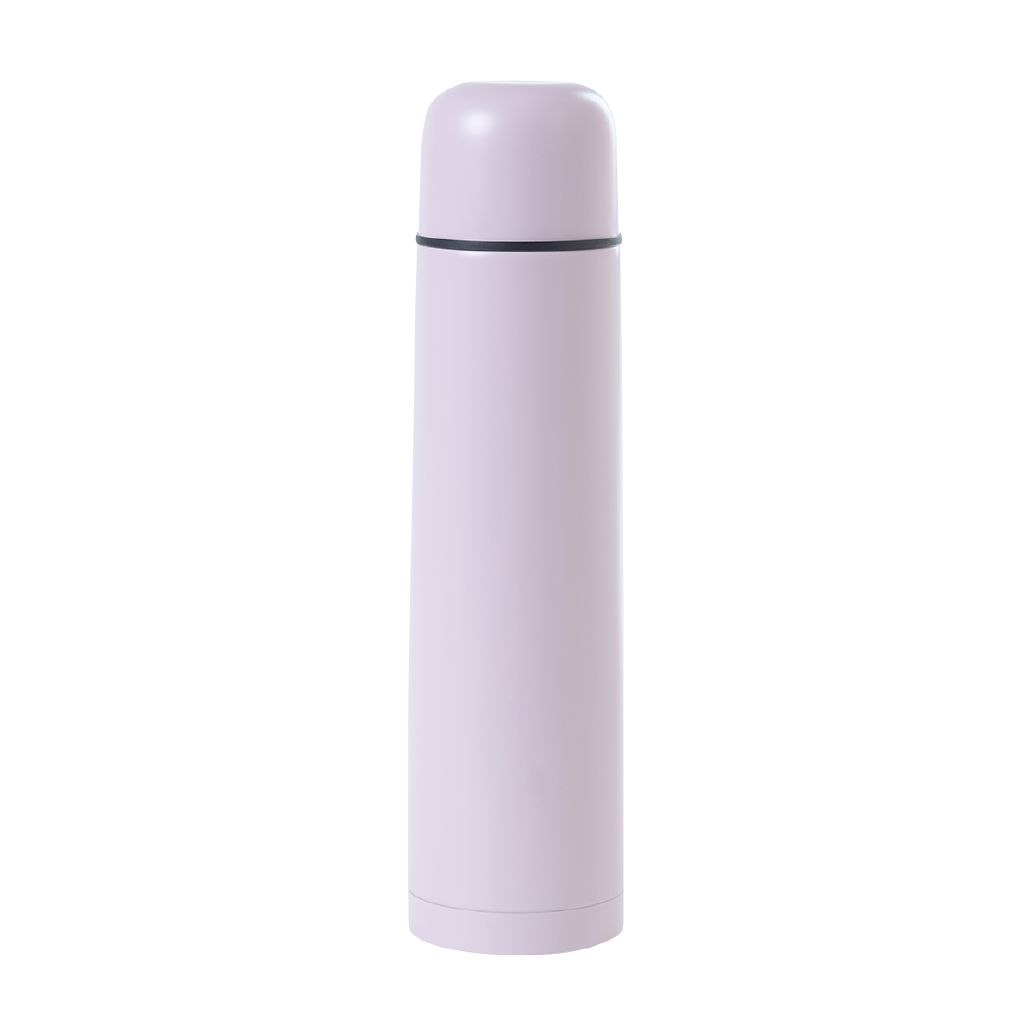 Living & Co Stainless Steel Slim Flask Lilac 950ml Lilac | The Warehouse