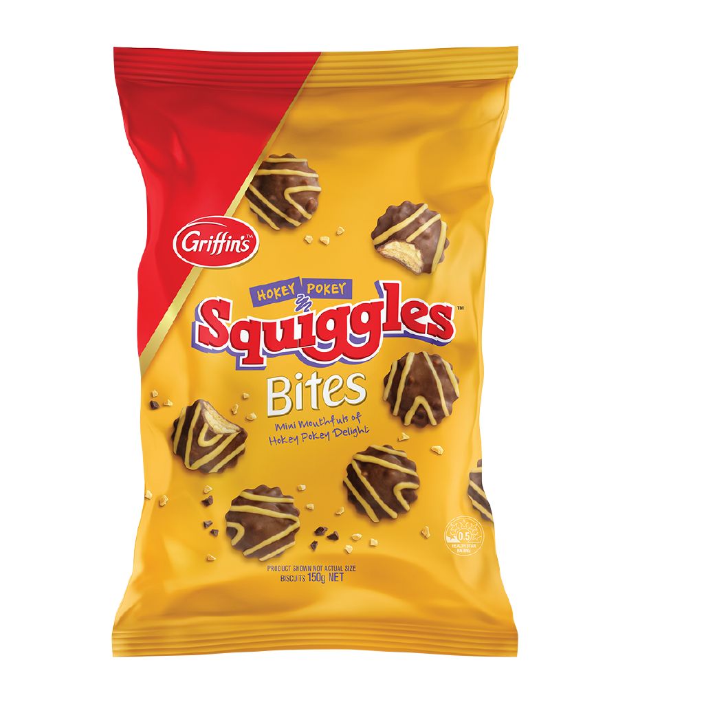 Griffin's Squiggles Pokey Bites 150g | The Warehouse