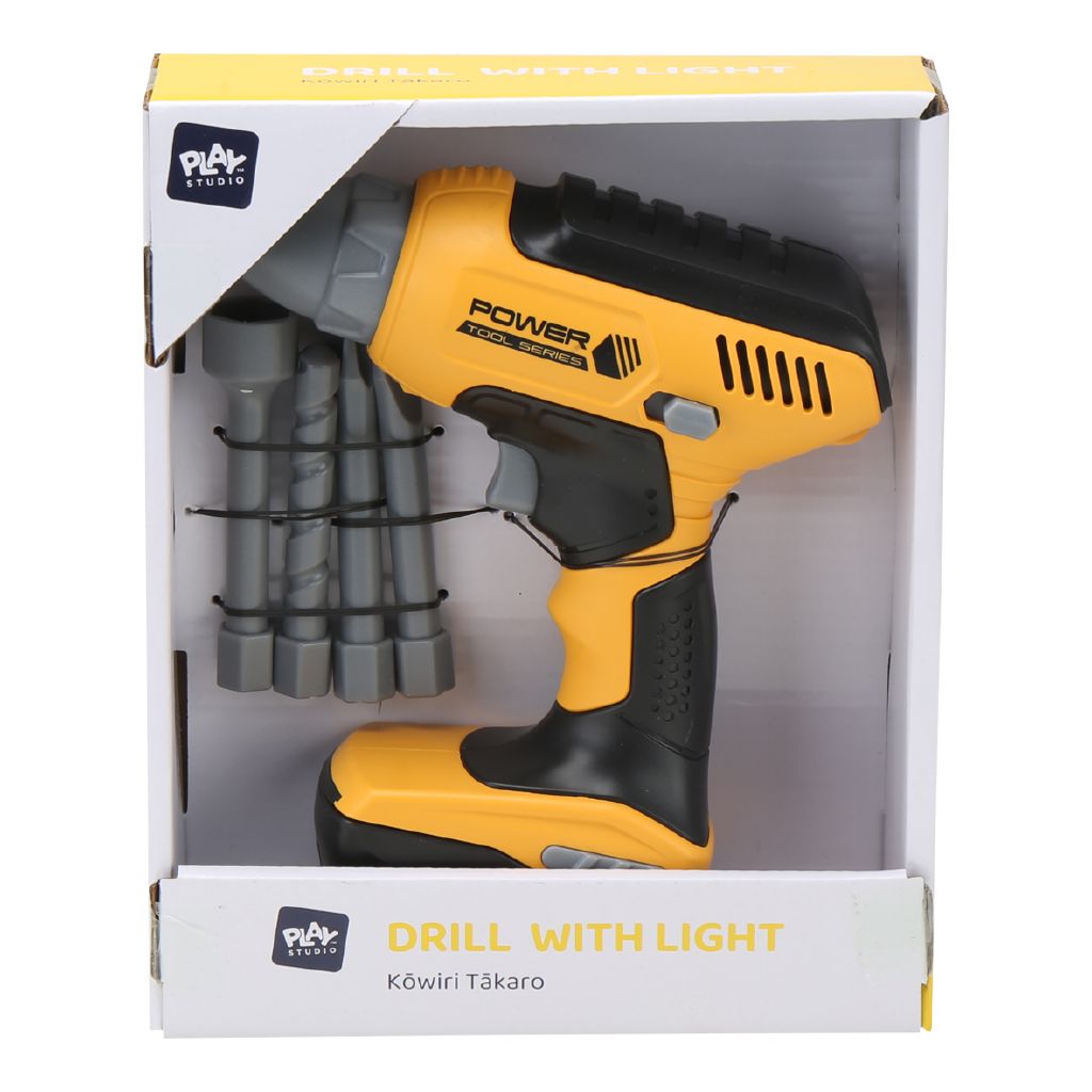 Play Studio Toy Power Drill Playset | The Warehouse