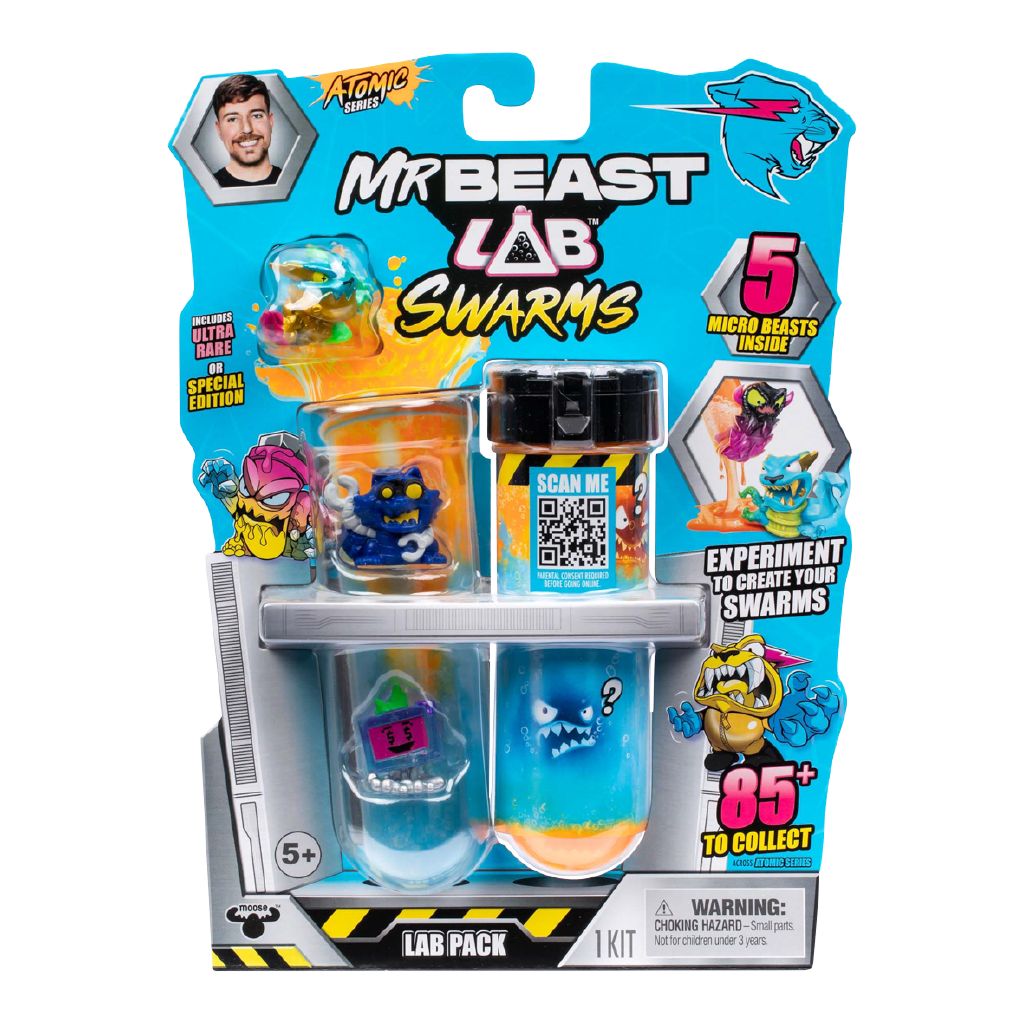 Mr Beast Lab Swarms Atomic Lab 5 Pack Series 2 | The Warehouse