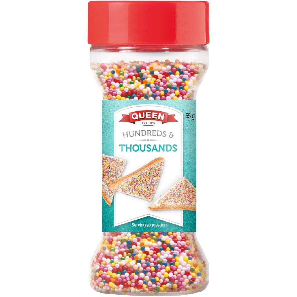 Queen Queen Hundreds & Thousands 65g | The Warehouse