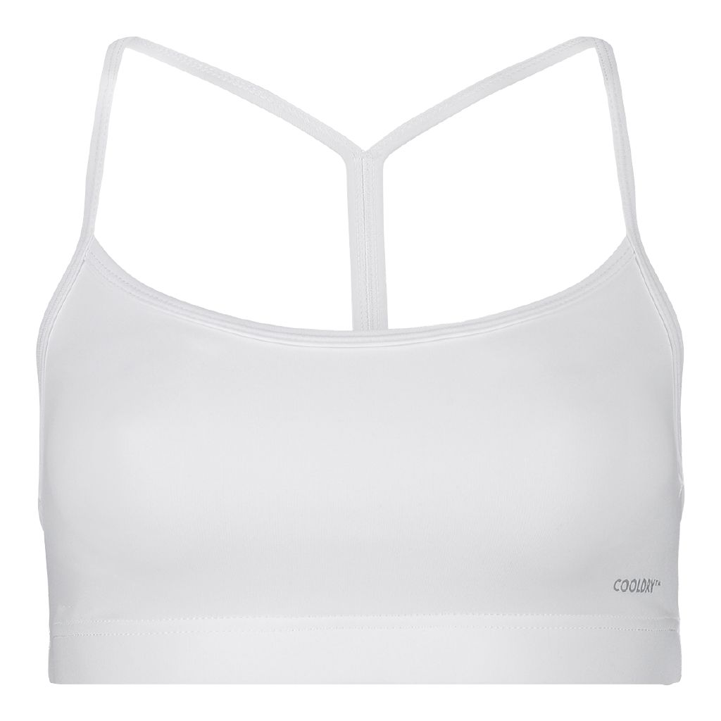 Active Intent Women's Thin Strap Crop Top White | The Warehouse
