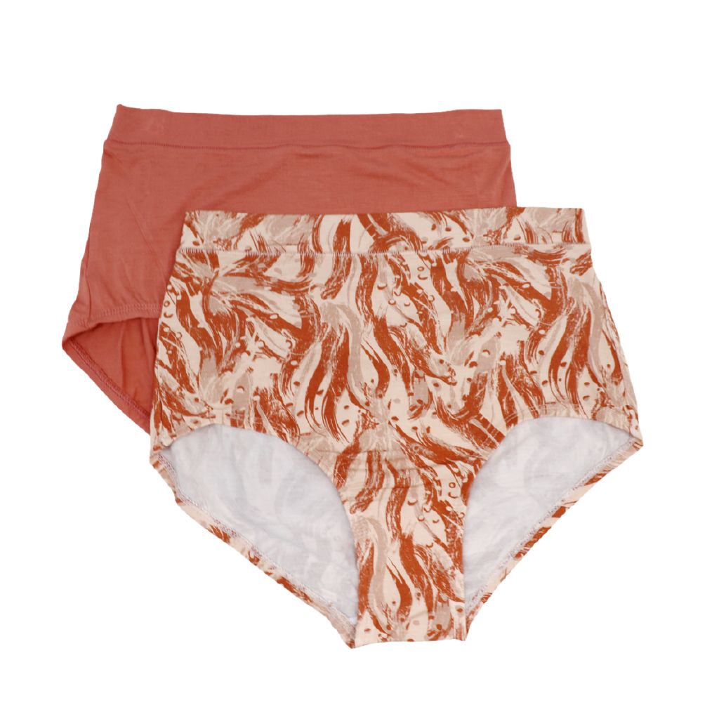 Underworks Women's Bamboo Full Briefs 2 Pack Natural | The Warehouse