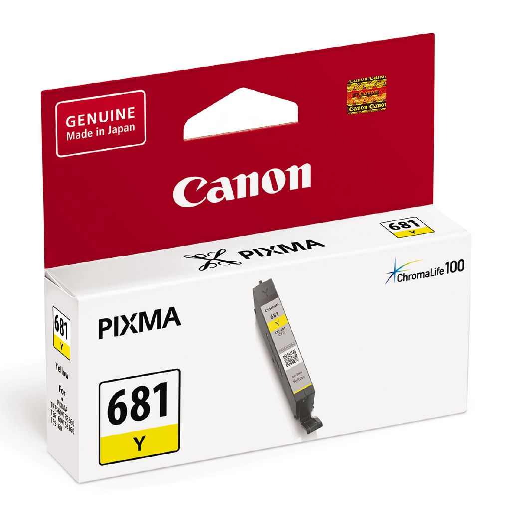 Canon CLI-681 Ink Yellow (250 Pages) Yellow Mid | The Warehouse