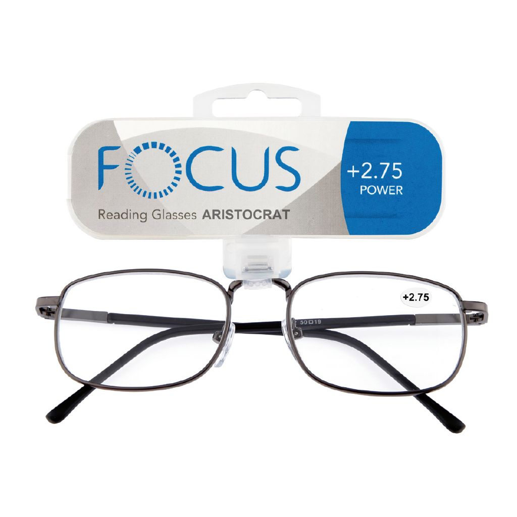Focus Aristocrat 2.75 Power Reading Glasses | The Warehouse