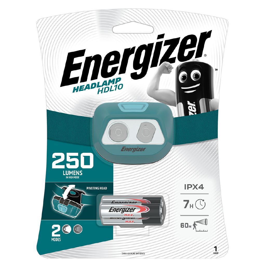 Energizer Headlight HDL10 250 Lumen | The Warehouse