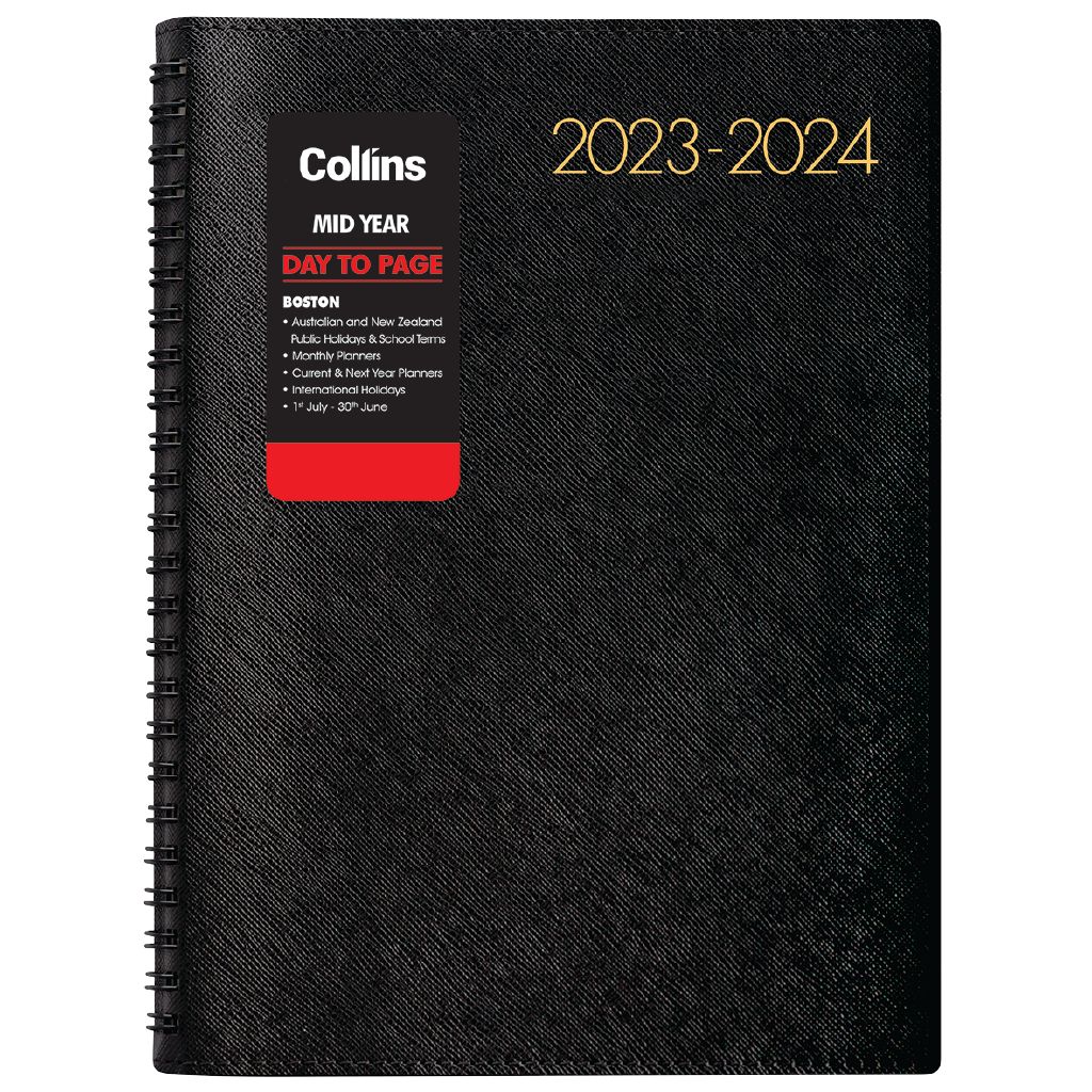 Collins 2025-26 Diary Mid Year Boston 1 Day Per Page A5 A5 | The Warehouse