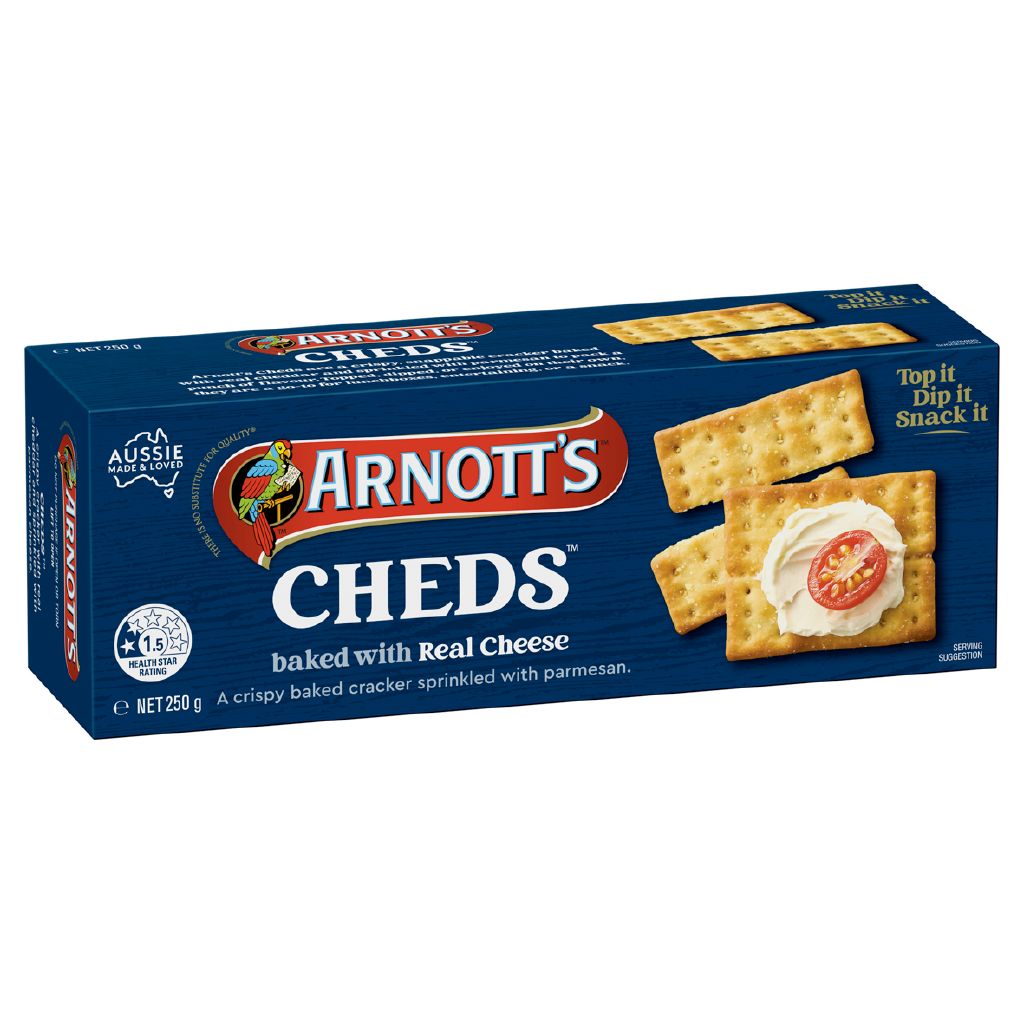 Arnott's Cheds Crackers 250g | The Warehouse