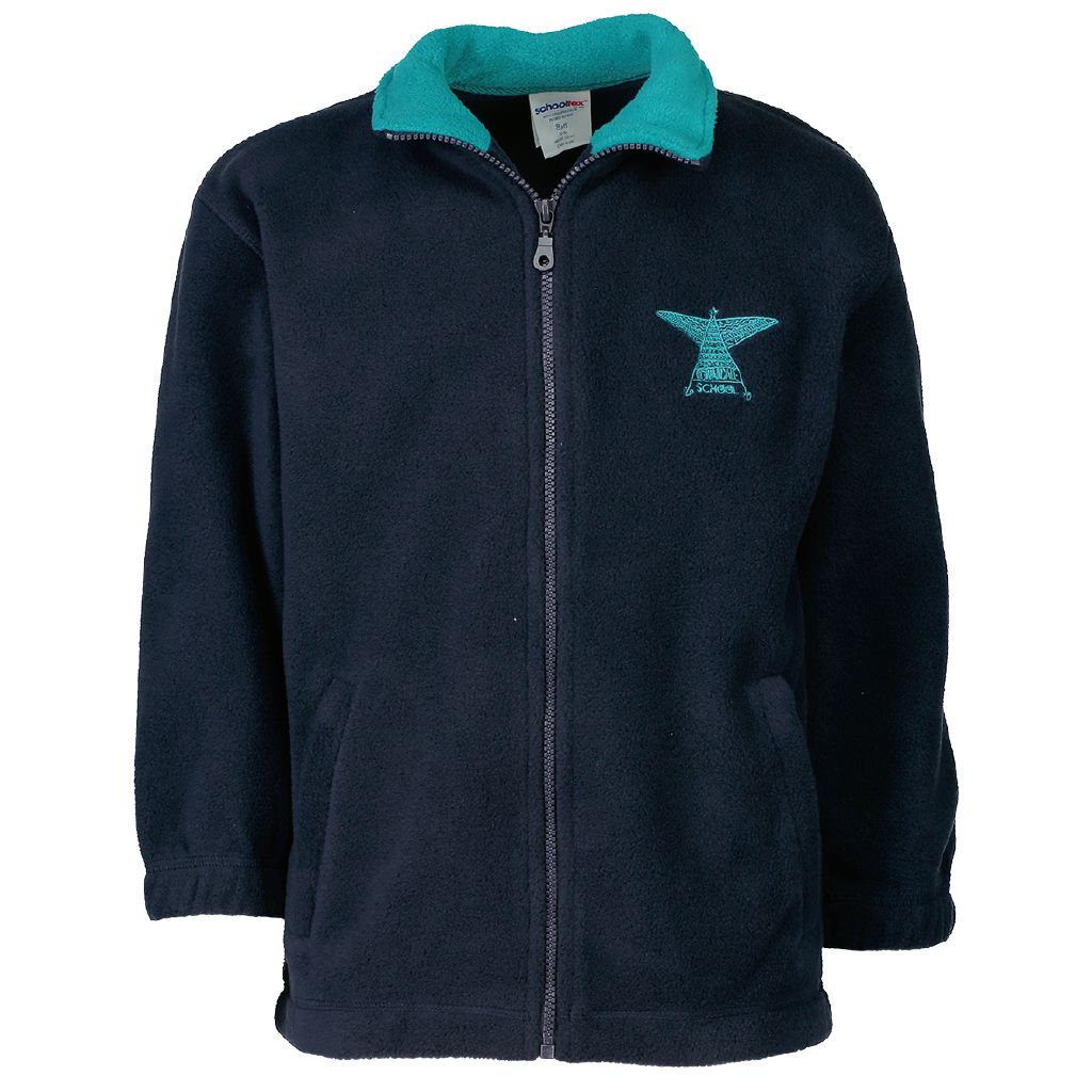 Schooltex Rowandale Polar Fleece Jacket with Embroidery Navy Jade | The ...