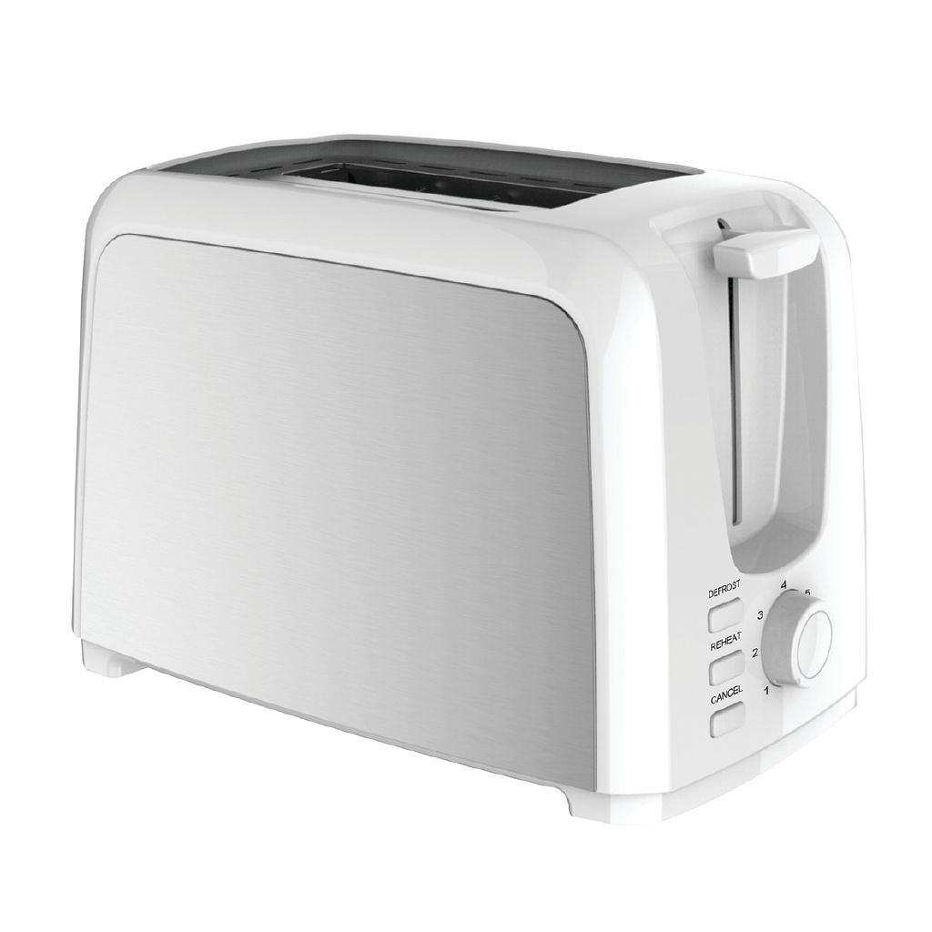 Living & Co Toaster Metal Side 2 Slice* White White | The Warehouse