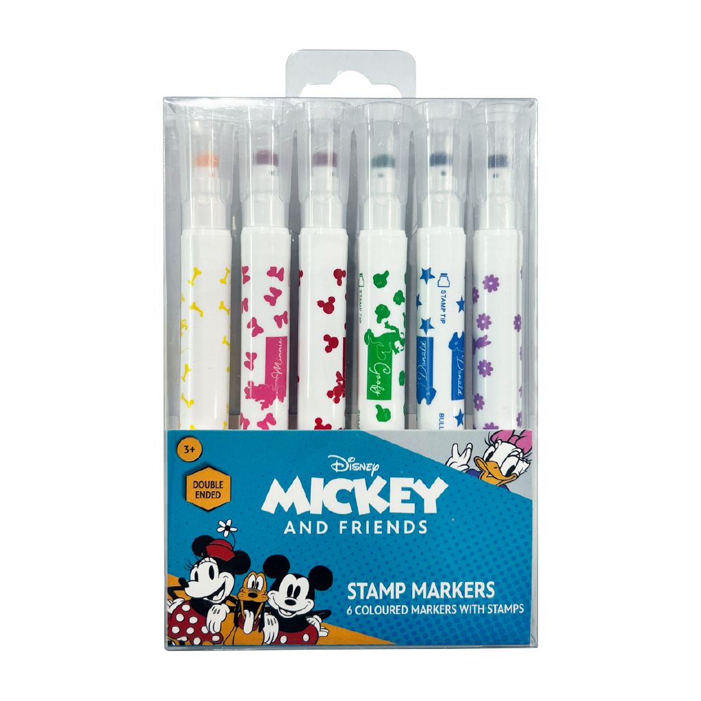 Mickey Mouse Stamp Markers Set | The Warehouse