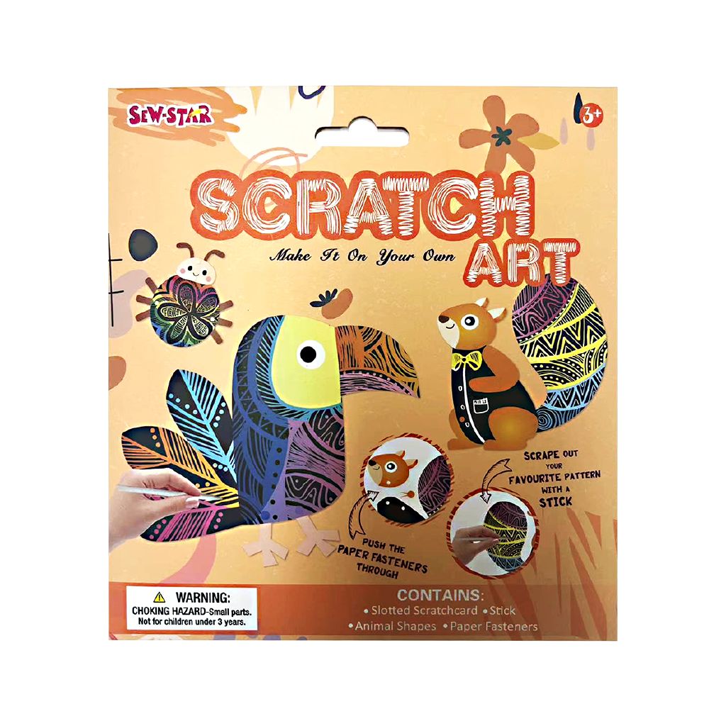Sew Star Scratch Art Toucan | The Warehouse