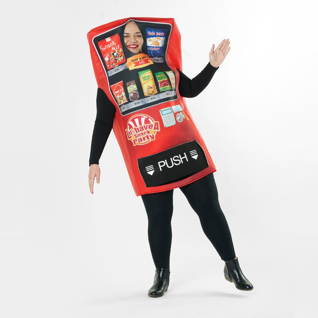 Amscan Vending Machine Costume Multi-Coloured Adult Multi-Coloured ...