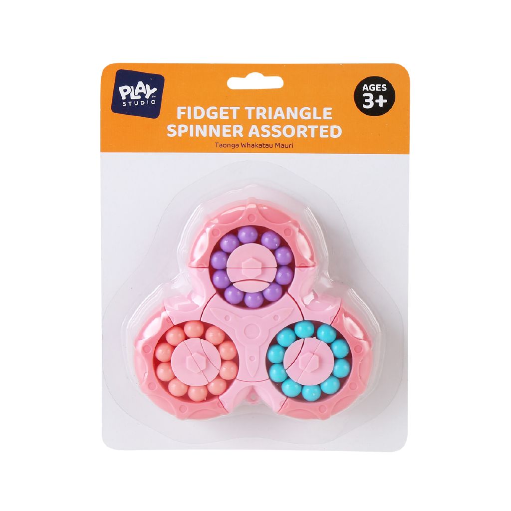 Play Studio Fidget Triangle Spinner Assorted Assorted | The Warehouse