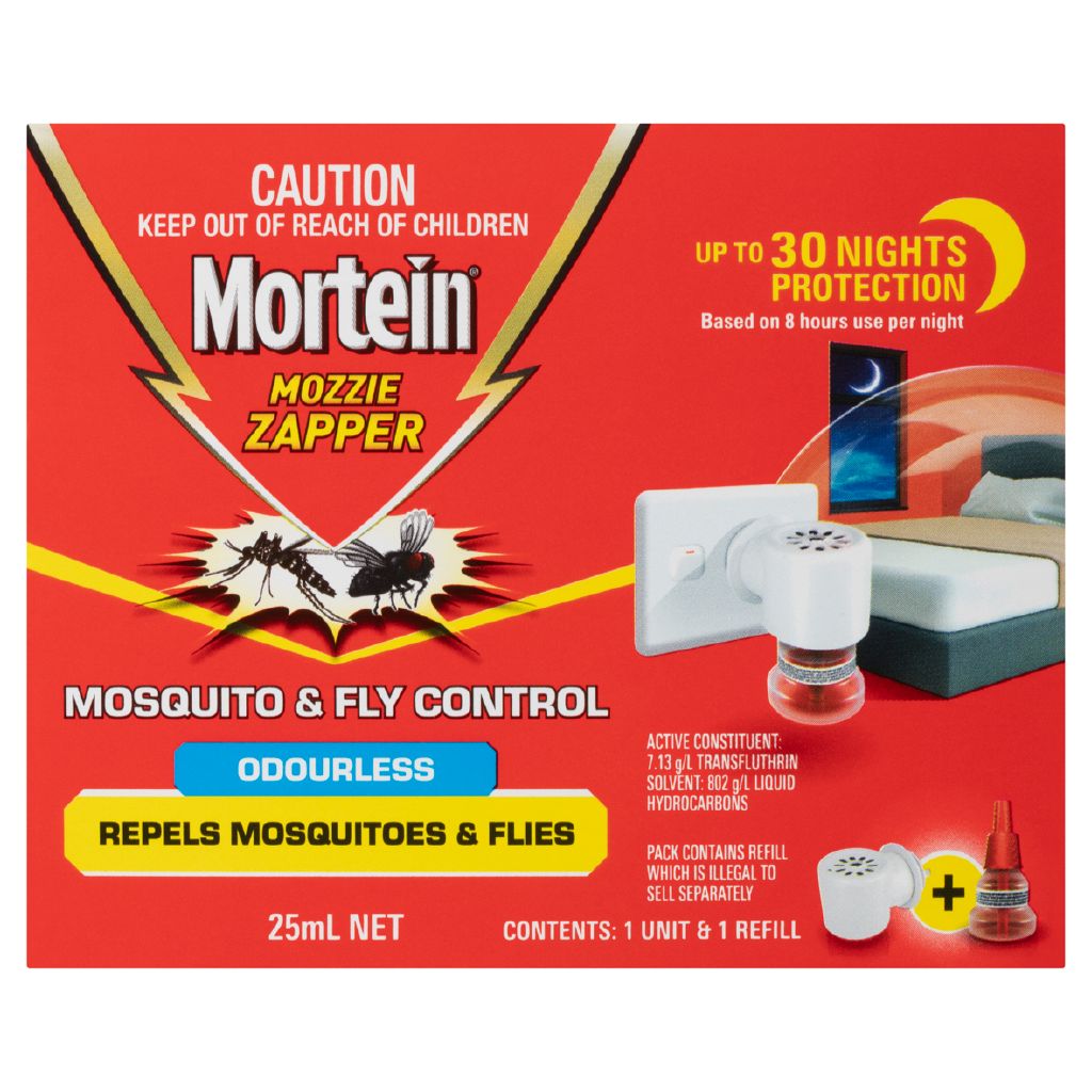 Mortein Peaceful Nights Mosquito & Fly Plug In Prime Pack 25ml | The ...