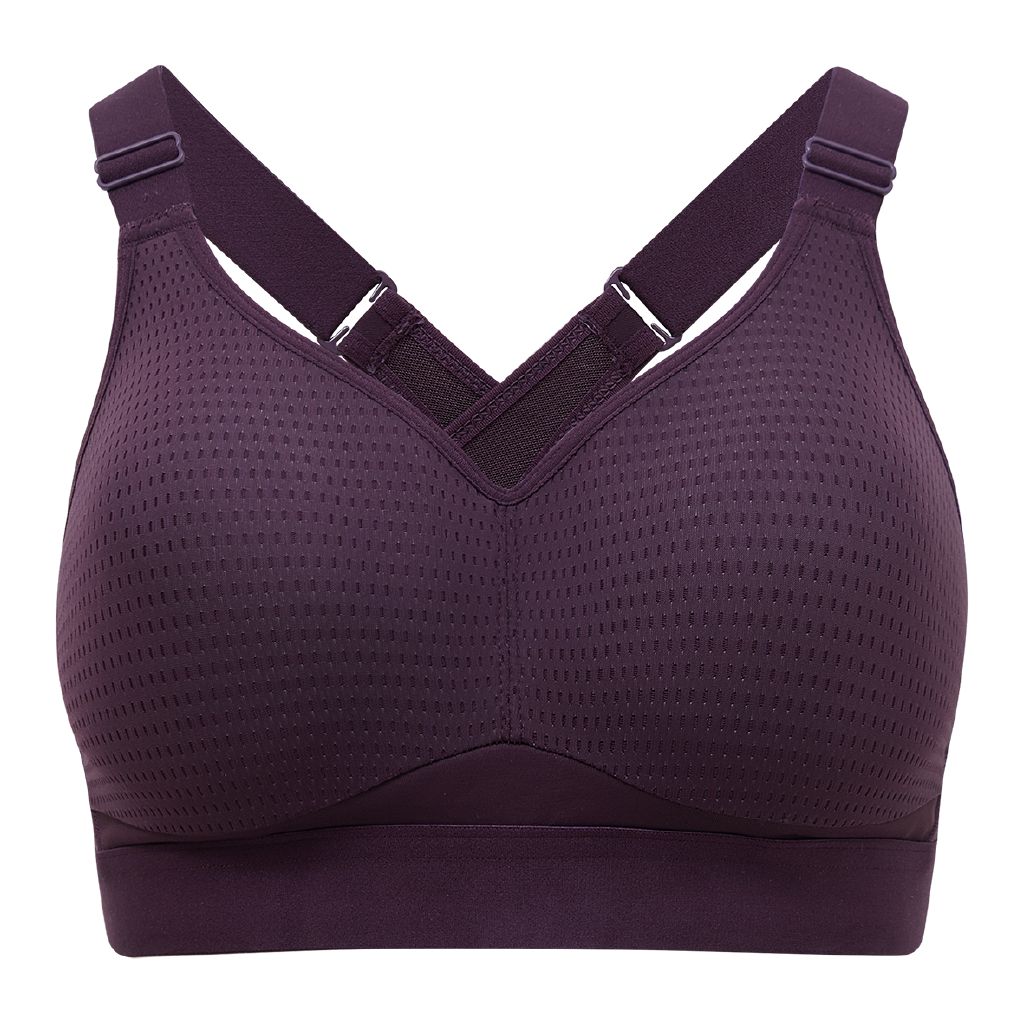 Active Intent Women's Action Sports Bra Plum | The Warehouse
