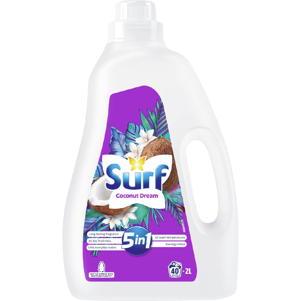 Surf Laundry Liquid Coconut Dream 2L | The Warehouse