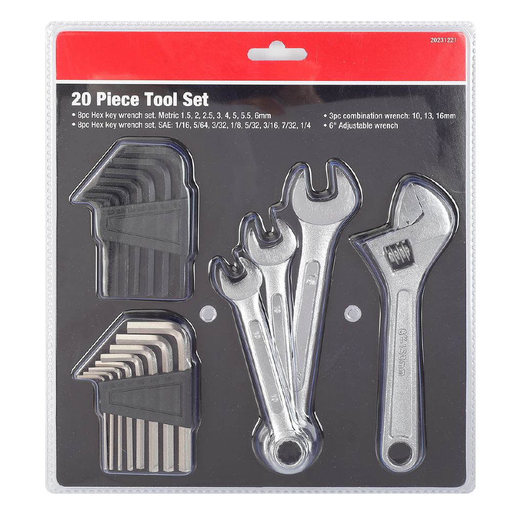 Tool Set 20 Piece | The Warehouse