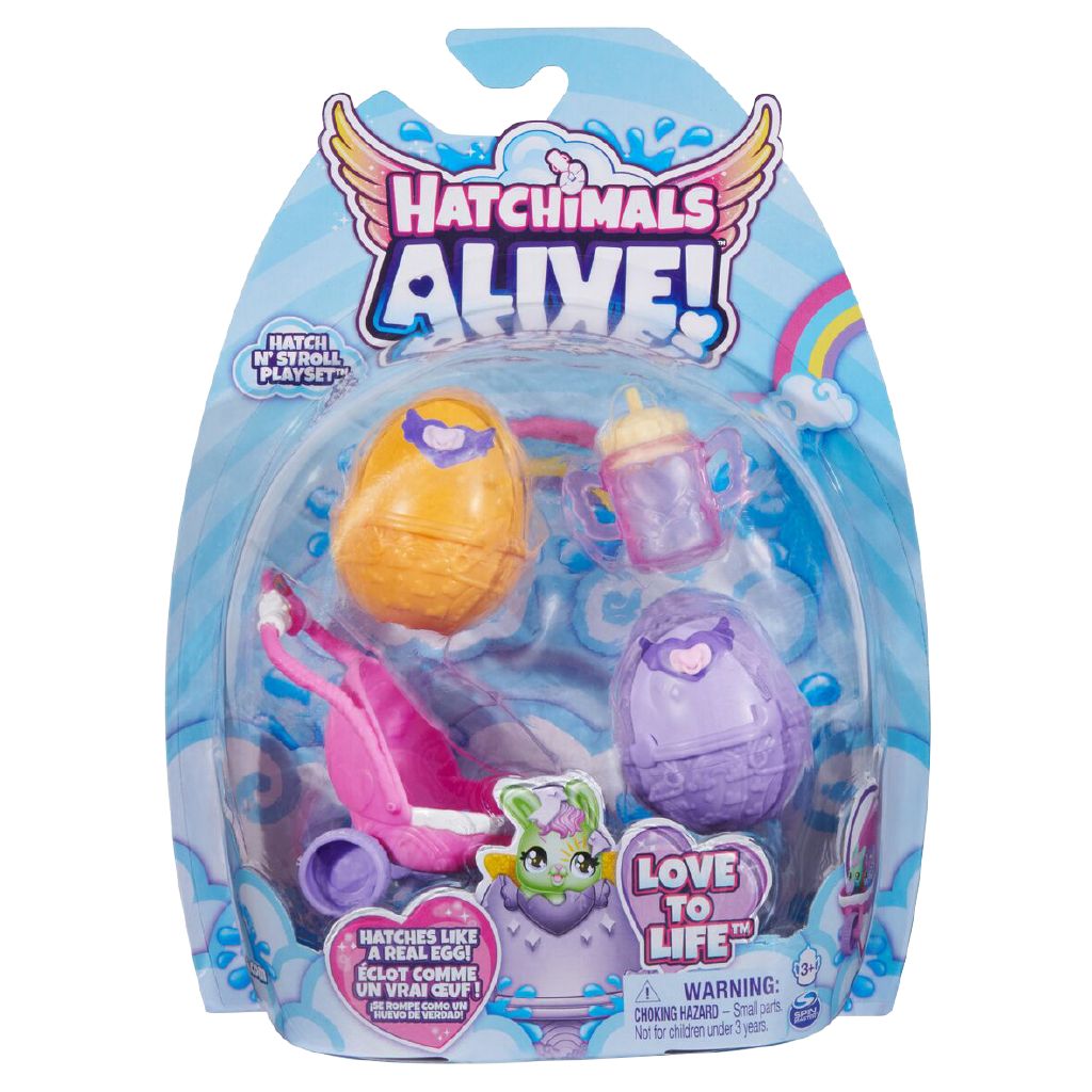 Hatchimals Alive Hatch N Stroll Nursery Pack Assorted Assorted | The ...