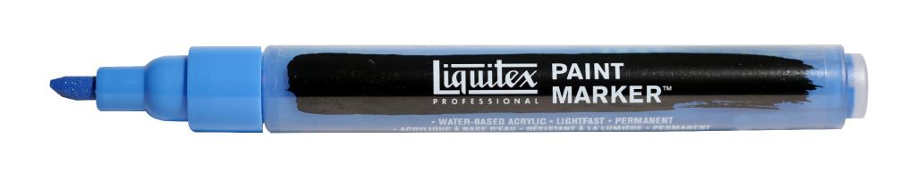 Liquitex Professional Acrylic Marker 2-4mm Cerulean Blue Hue Blue | The ...