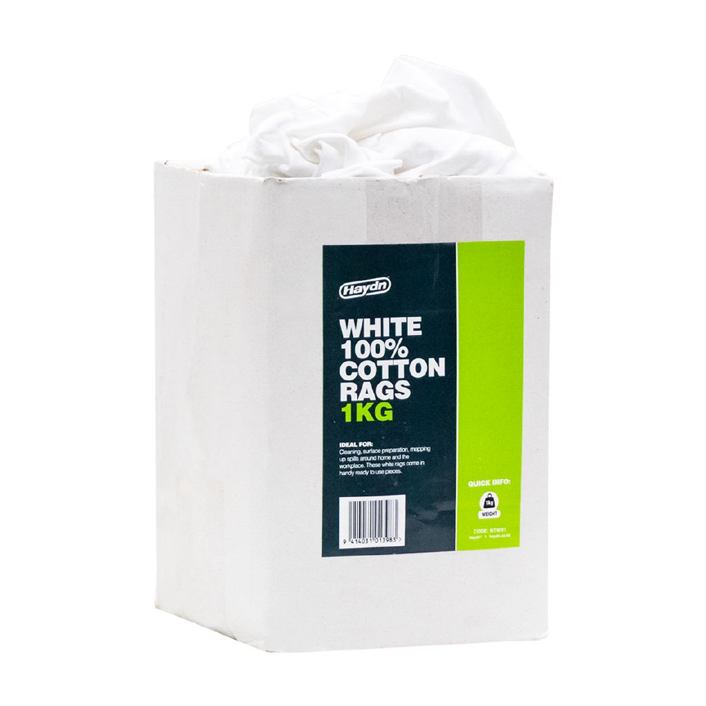 Haydn Cotton Wash Rag White White | The Warehouse
